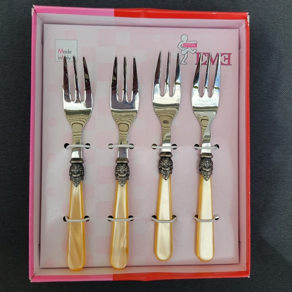 EME Italy | Dining | Italian Cocktail Seafood Forks 4 Posaterie Eme ...